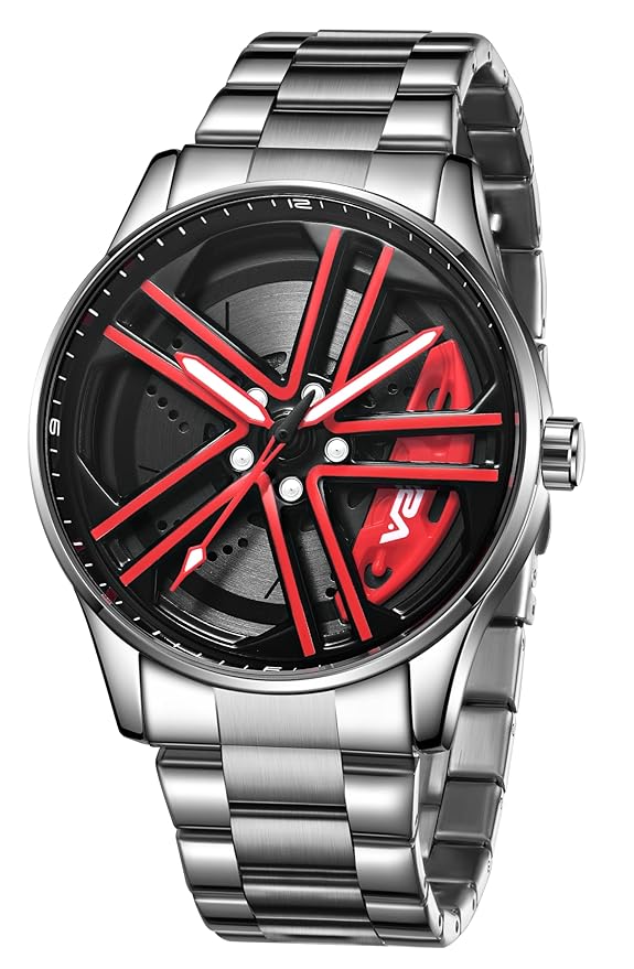 Buy V2A Vortex-2 Wheel Series Men’s Analog Watch Open Dial Blue Watch ...