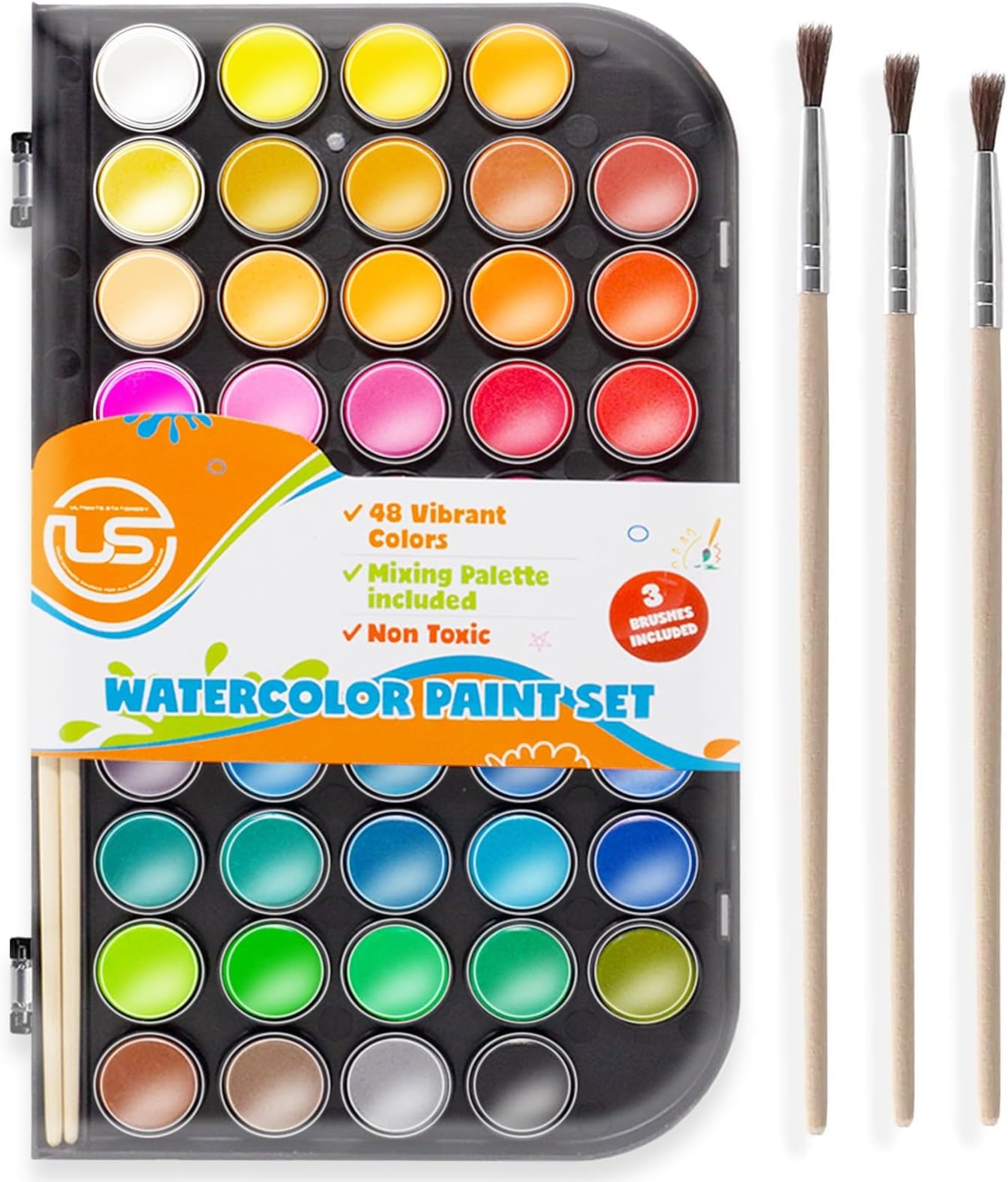 Amazon.com: Kuretake GANSAI TAMBI Watercolor Paint Set 24 Colors II ...