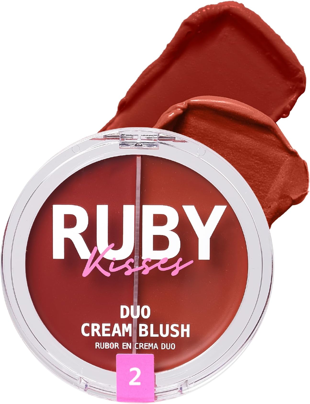 Amazon.com : Ruby Kisses Duo Cream Blush, Smooth, Natural-Looking, Long ...