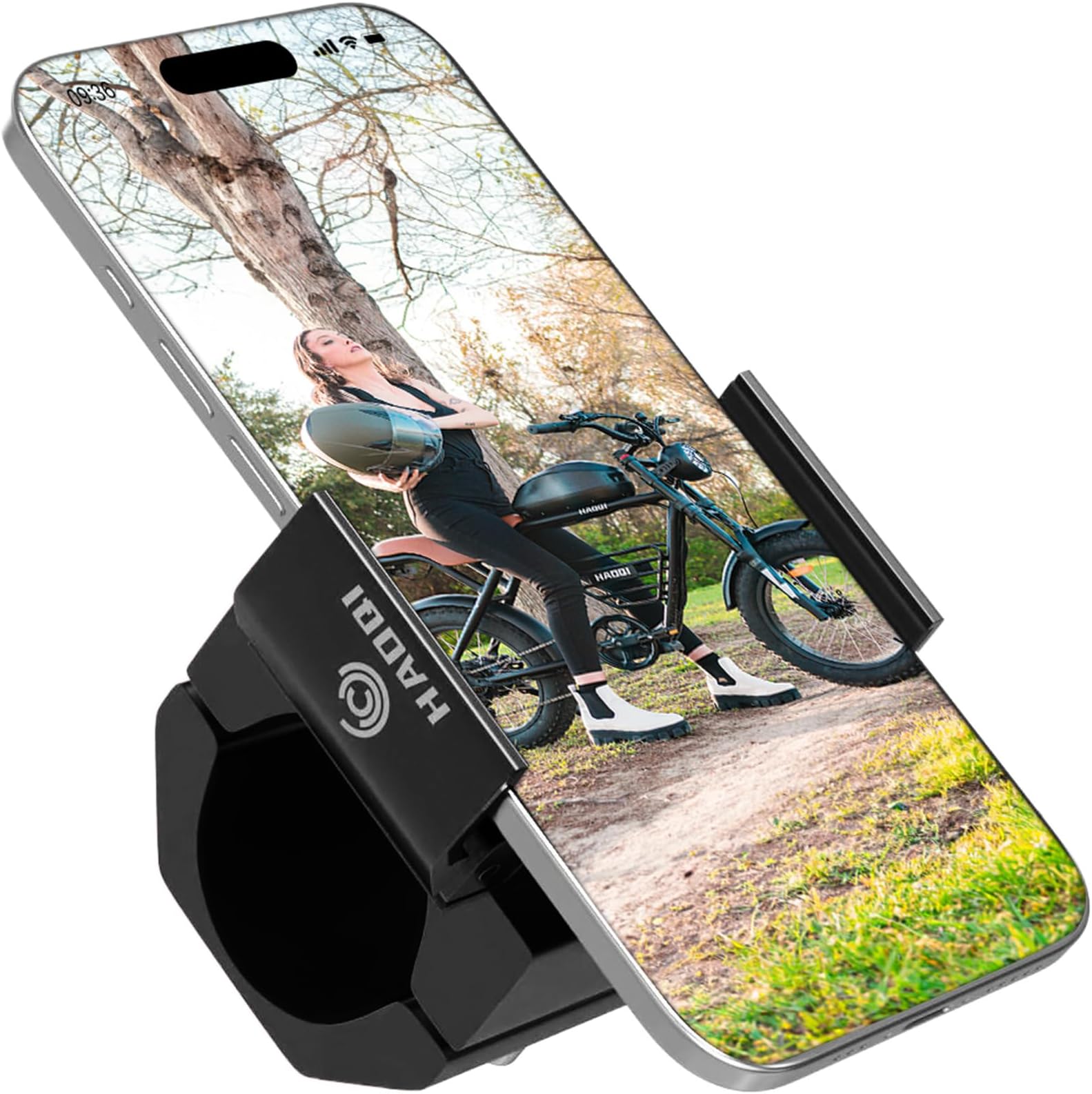 Amazon.com: HAOQI Ring Bike Phone Holder, Solid Anti-Slip Phone Holder ...