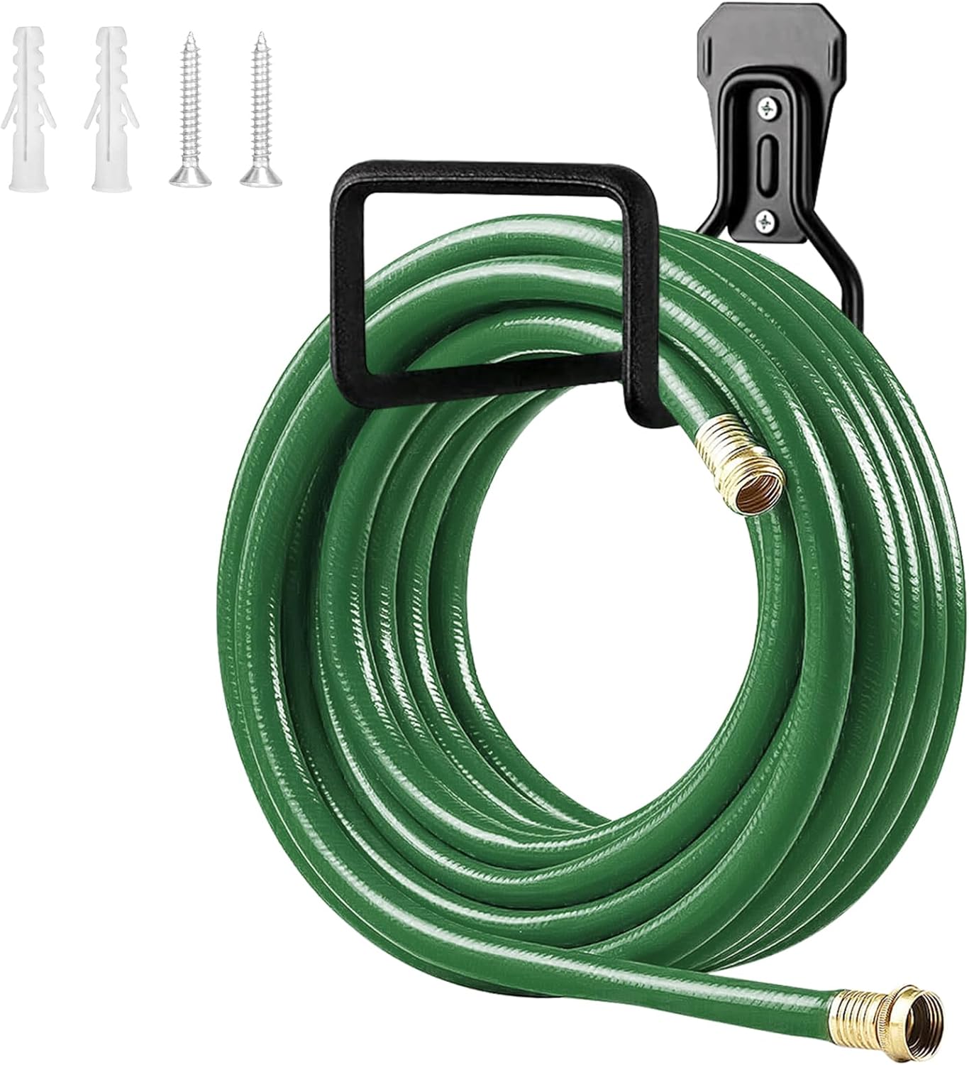 Amazon.com : Metal Garden Hose Holder - Heavy Duty Hose Hanger Wall ...