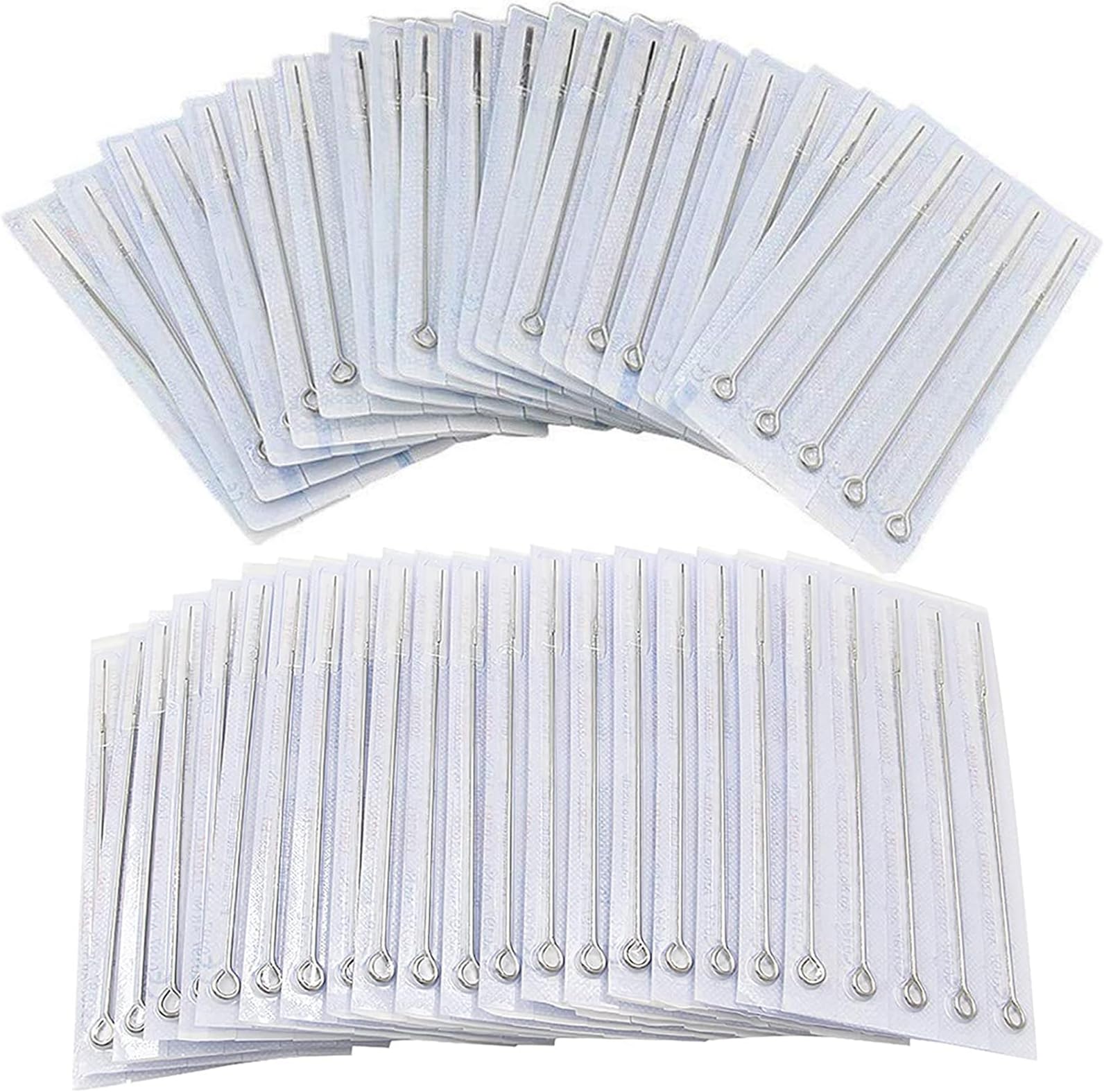 Amazon.com: 50Pcs Sterile Tattoo Needles 1RL 3RL 5RL 7RL 9RL Stainless ...