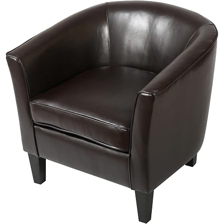 Amazon.com: Christopher Knight Home Logan Club Chair, Brown : Home ...