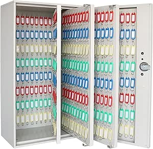 Amazon.com: Metal 300-Key Storage Cabinet,with Colorful Keychains, Wall ...