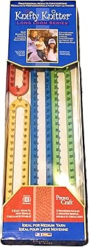 Amazon.com: Knifty Knitter Long Loom Set(1 set of 4 looms)