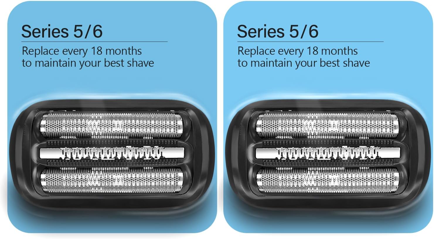 Amazon | ブラウン シェーバー替刃 シリーズ5 F-C53B ブラック 2個セット | ブラウン(Braun) | メンズシェーバー替刃