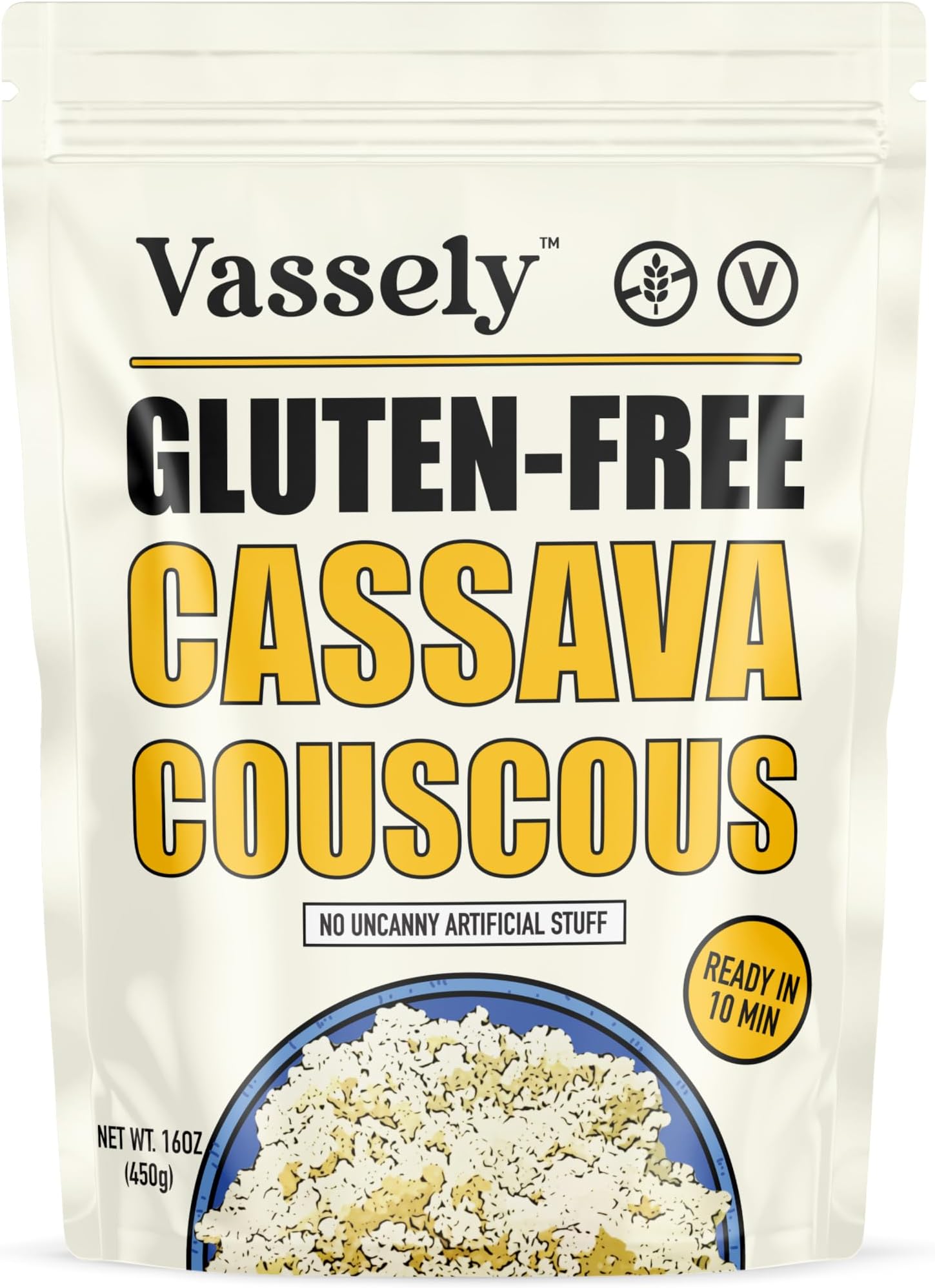 Amazon.com : Vassely - Cassava Couscous, Grain Free & Gluten Free ...