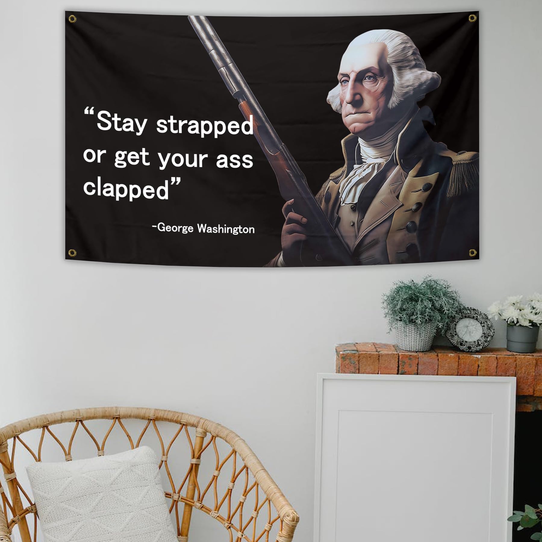 Funny Washington Memes Me & The Homies Stacking Bodies George