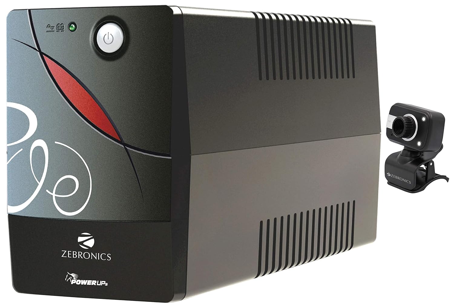 ZEBRONICS Zeb-U725 600VA UPS for Desktop/PC/Computers, Black ...