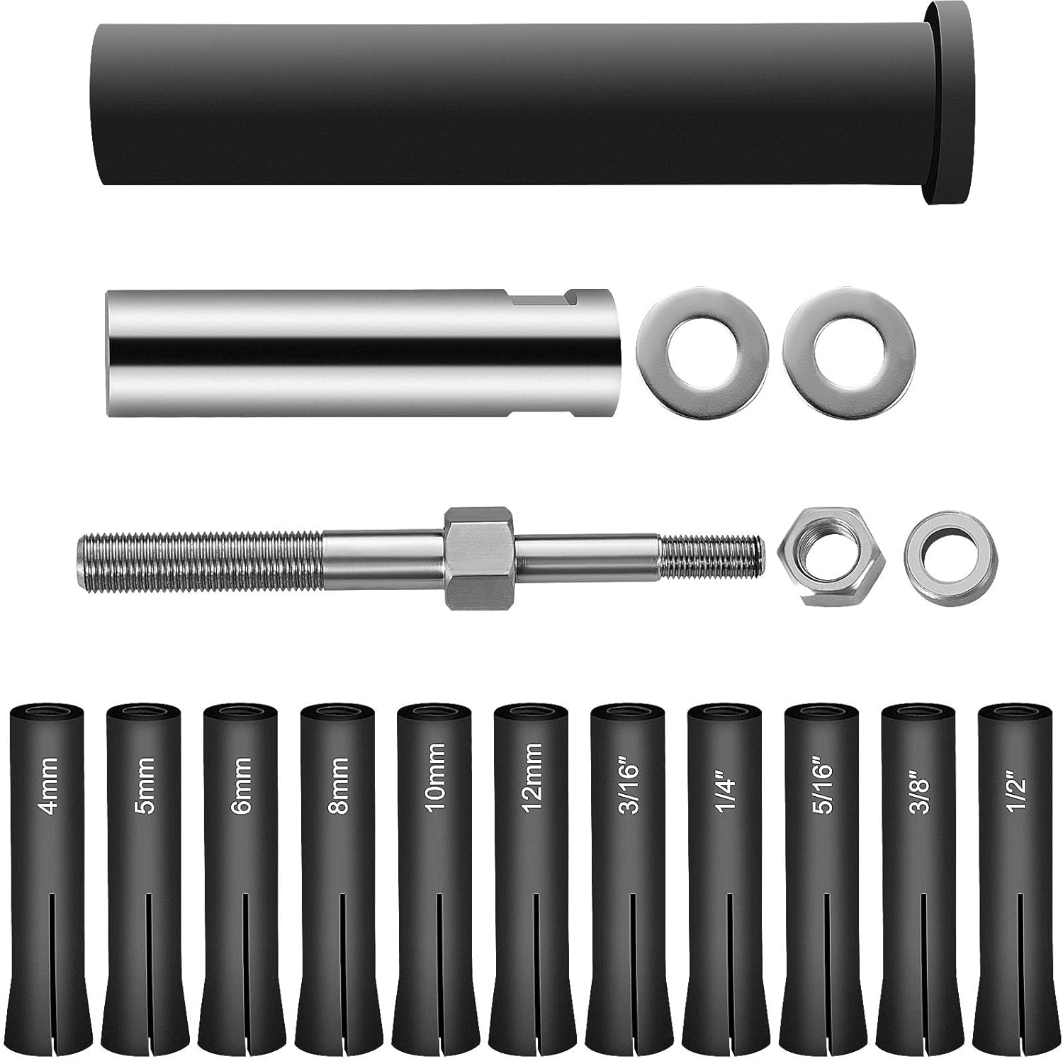 Amazon.com: Dowel Pin Puller Dowel Pin Remover, SAE and Metric Collets ...