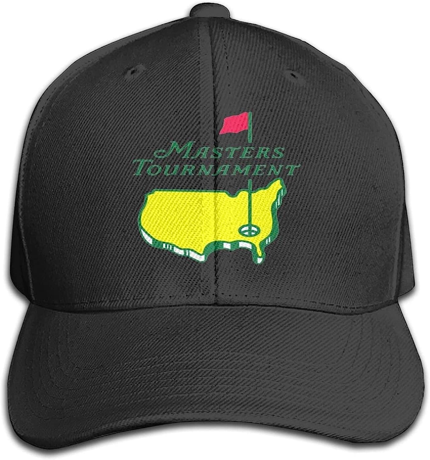 Masters Tournament Augusta National Golf Solid Peaked Cap Unisex Team ...