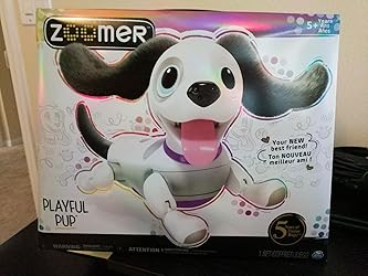 Amazon.com: Zoomer Playful Pup, Responsive Robotic Dog with Voice ...
