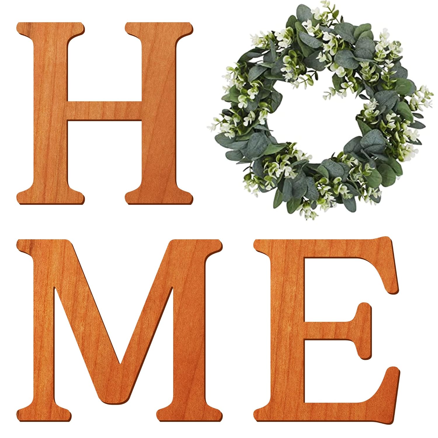 Amazon.com: HOME Wall Decor Signs, Wood Home Signs, Farmhouse Home Sign ...
