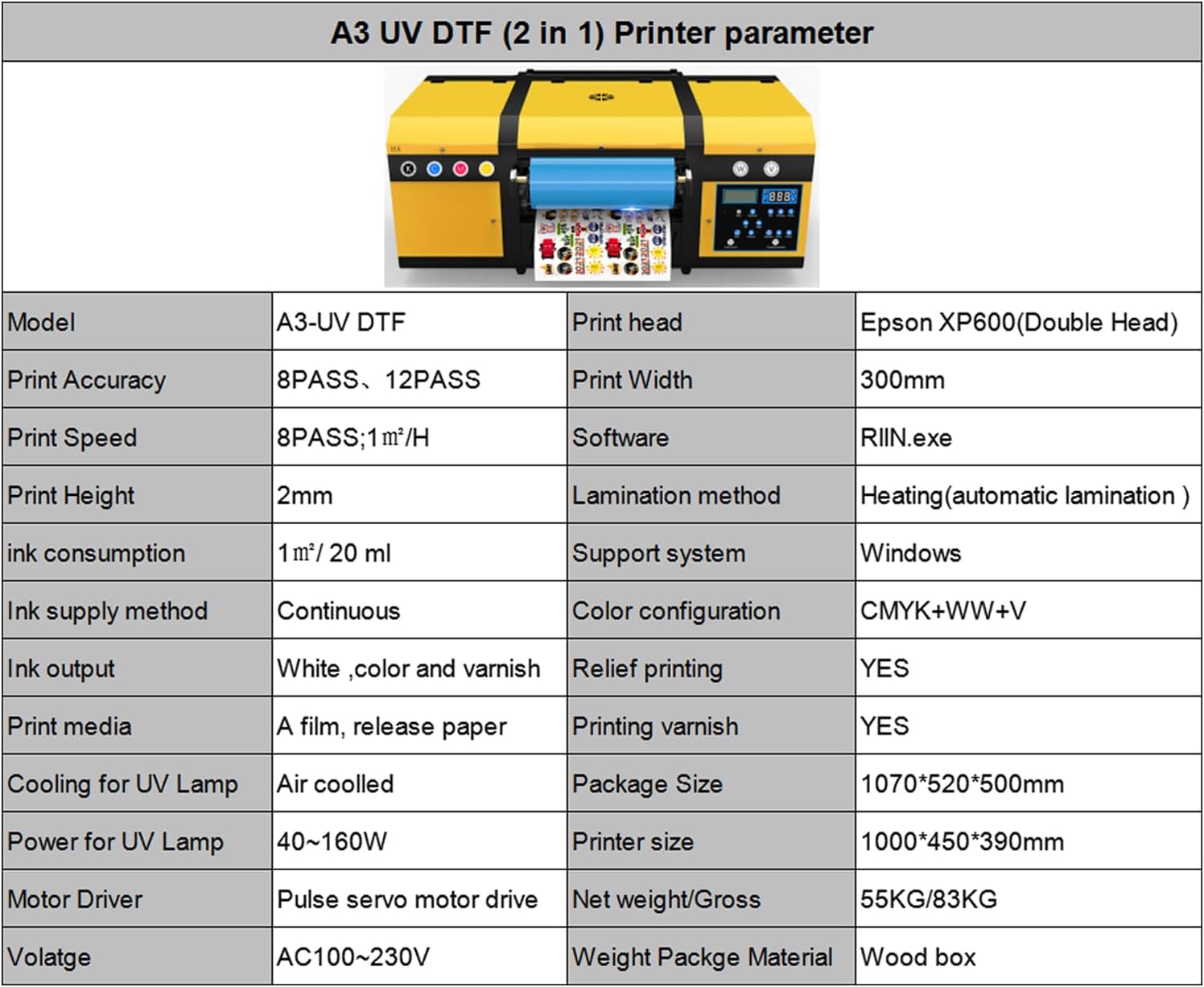 Imprimante A3 UV DTF pour Verre, Bois et Cuir - Maroc | Ubuy
