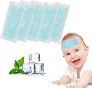 20 Sheets Cooling Fever Patch for Kids, Cooling Forehead Strips Cooling ...