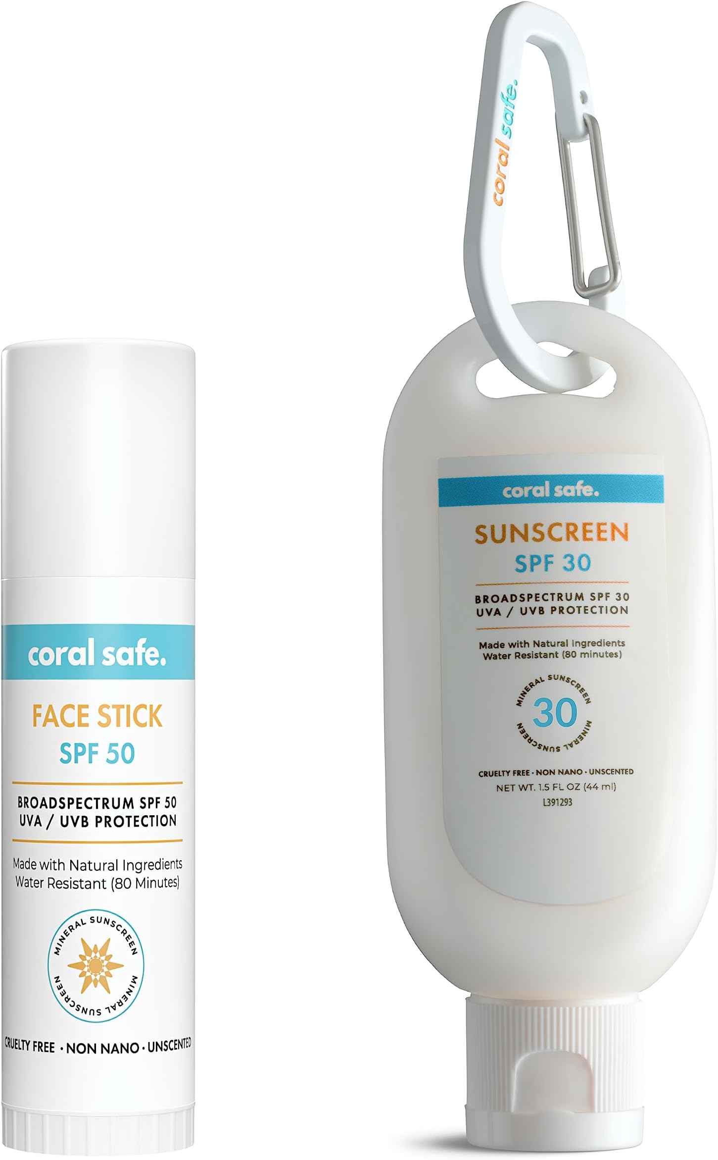 Amazon.com: Reef Safe Mineral Sunscreen Travel Size, Hawaii & Mexico ...