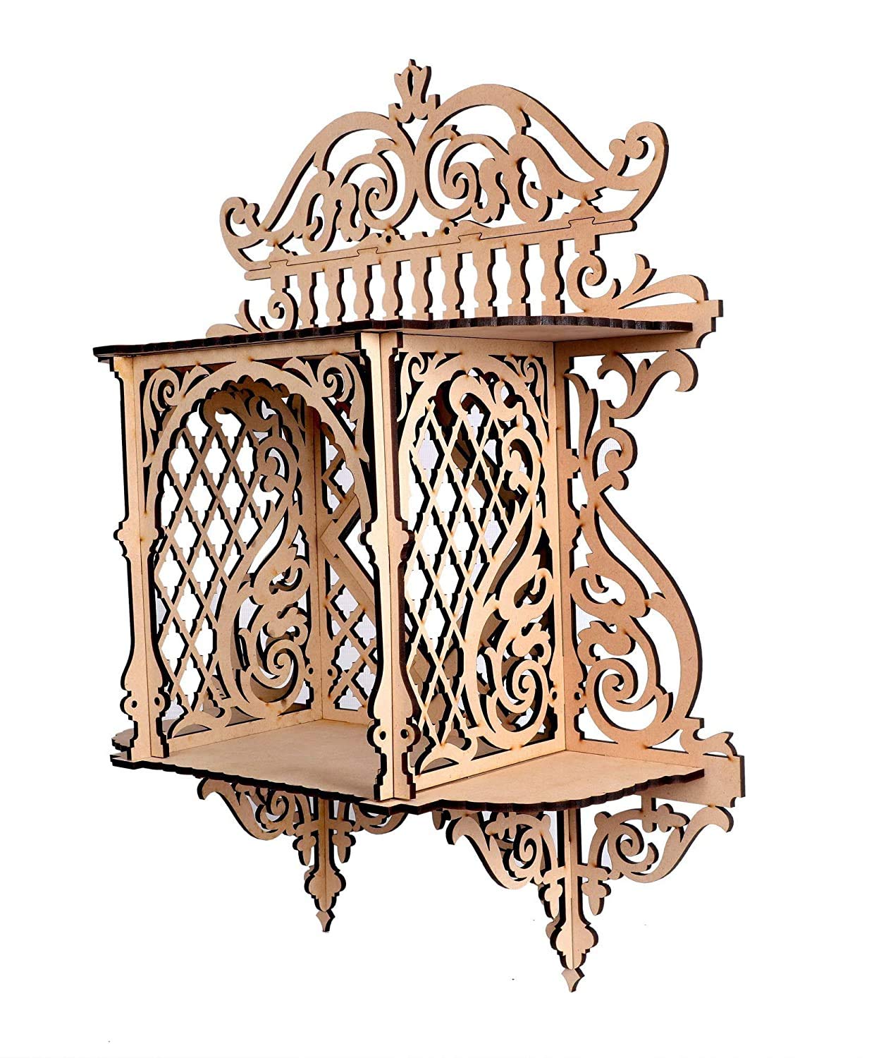 Buy XSOURCE an Beautiful Made with Wooden Pooja Mandir for Office ...