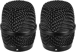Amazon.com: Metal Microphone Mesh Grille Replaent with Interior Foam ...
