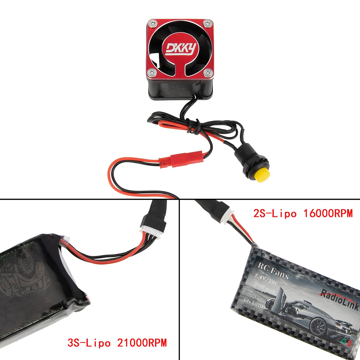 DKKY Sledge 1/8 RC Car 4028 Motor Cooling Fan Philippines | Ubuy