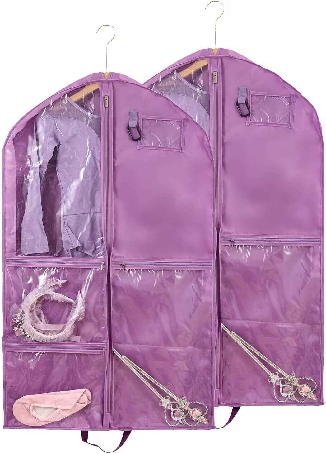 Amazon.com: 2 Pack Garment Bags for Travel,Dance Costumes Bag,40Inch ...