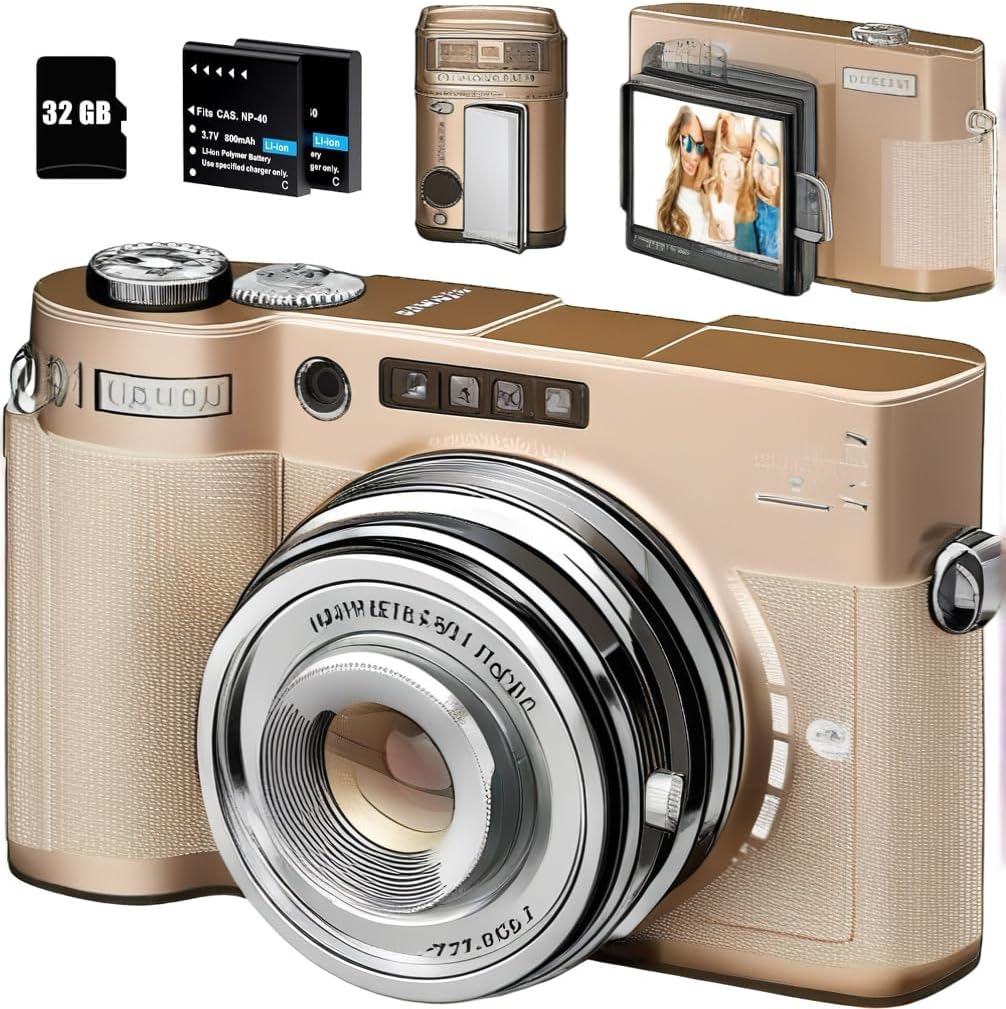 Amazon.com : 4K Digital Camera for Photography Autofocus 48MP 4K Camera ...