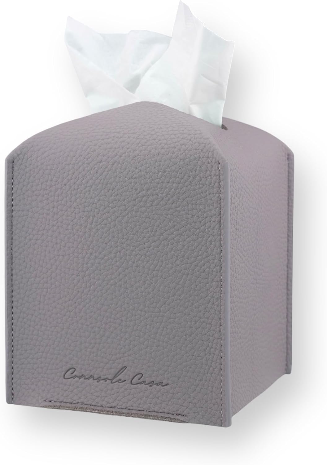 Amazon.com: Connsole Casa Premium PU Leather Tissue Box Holder ...