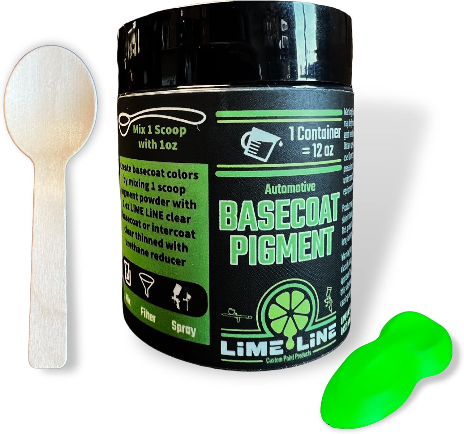 Amazon.com: LiME LiNE Base Coat Maker Pigment Powder, Automotive Grade ...