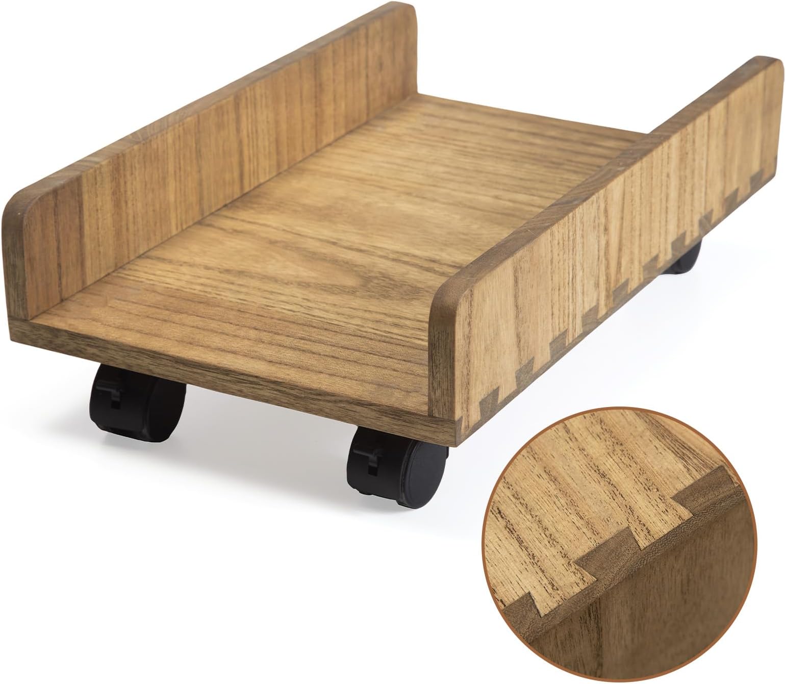 Amazon.com: KIRIGEN Computer Tower Stand Cart - Heavy Duty Desktop ...