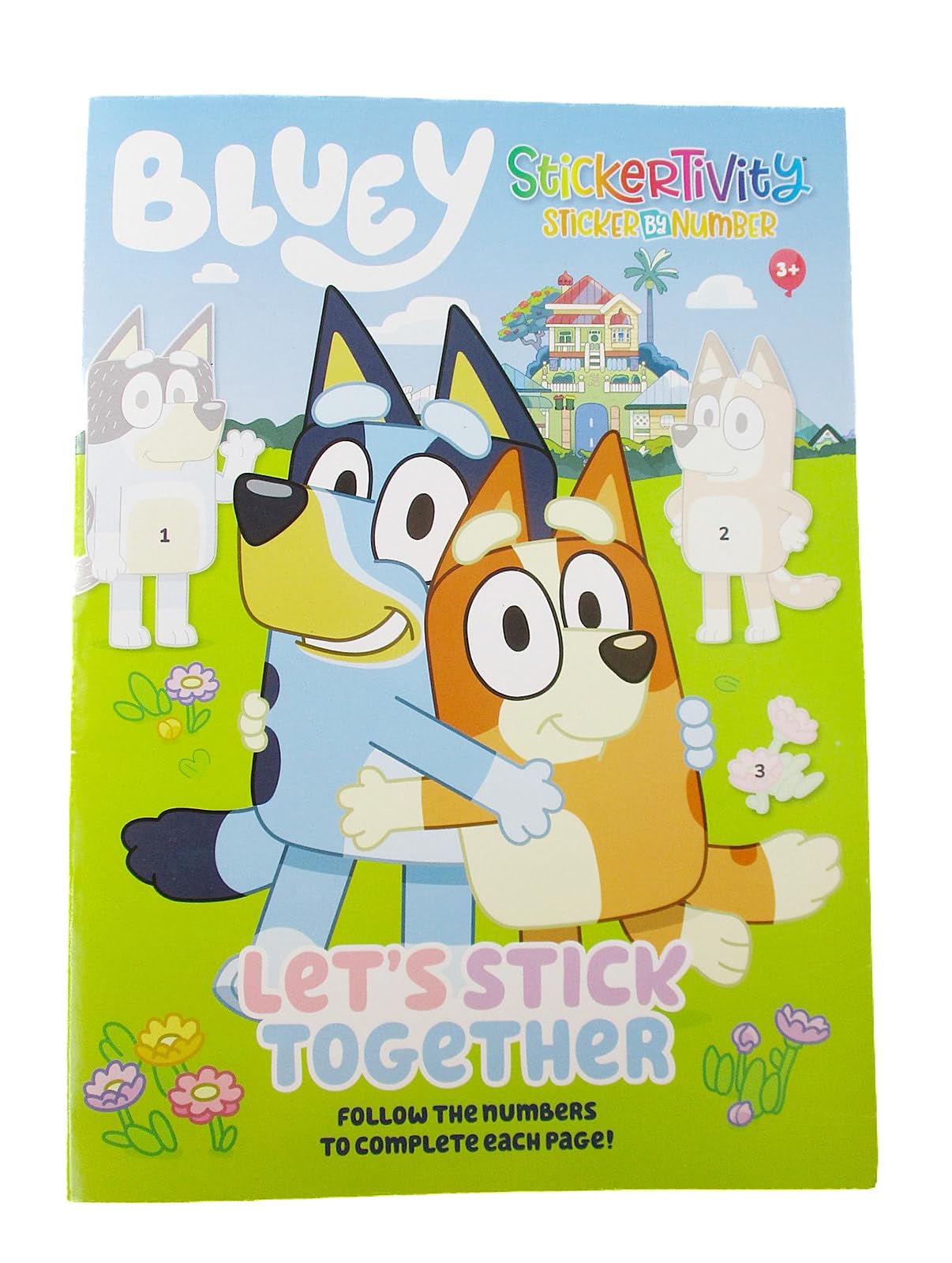 Snapklik.com : Making The Grade Bluey Sticker By Numbers Book