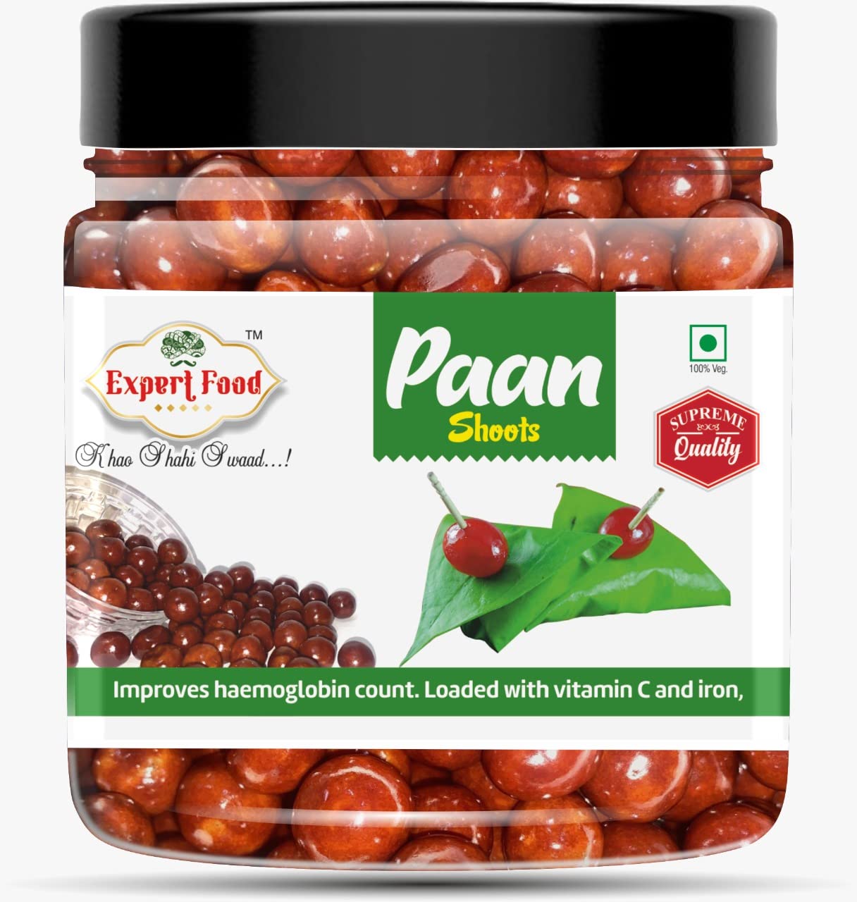 HUNGRY Pan Shots (Instant Paan, Mouth freshener, Mukhwas) Pan Flavor ...