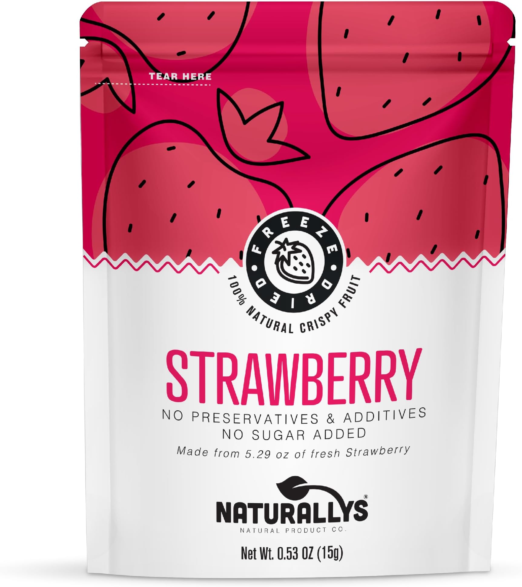 Amazon.com: NATURALLYS Freeze-Dried Fruit, 100% All Natural Crispy ...