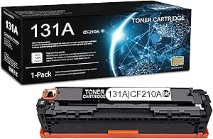 Amazon.com: 1 Pack 131A Black Toner Cartridge (with Chip) | Replacement ...