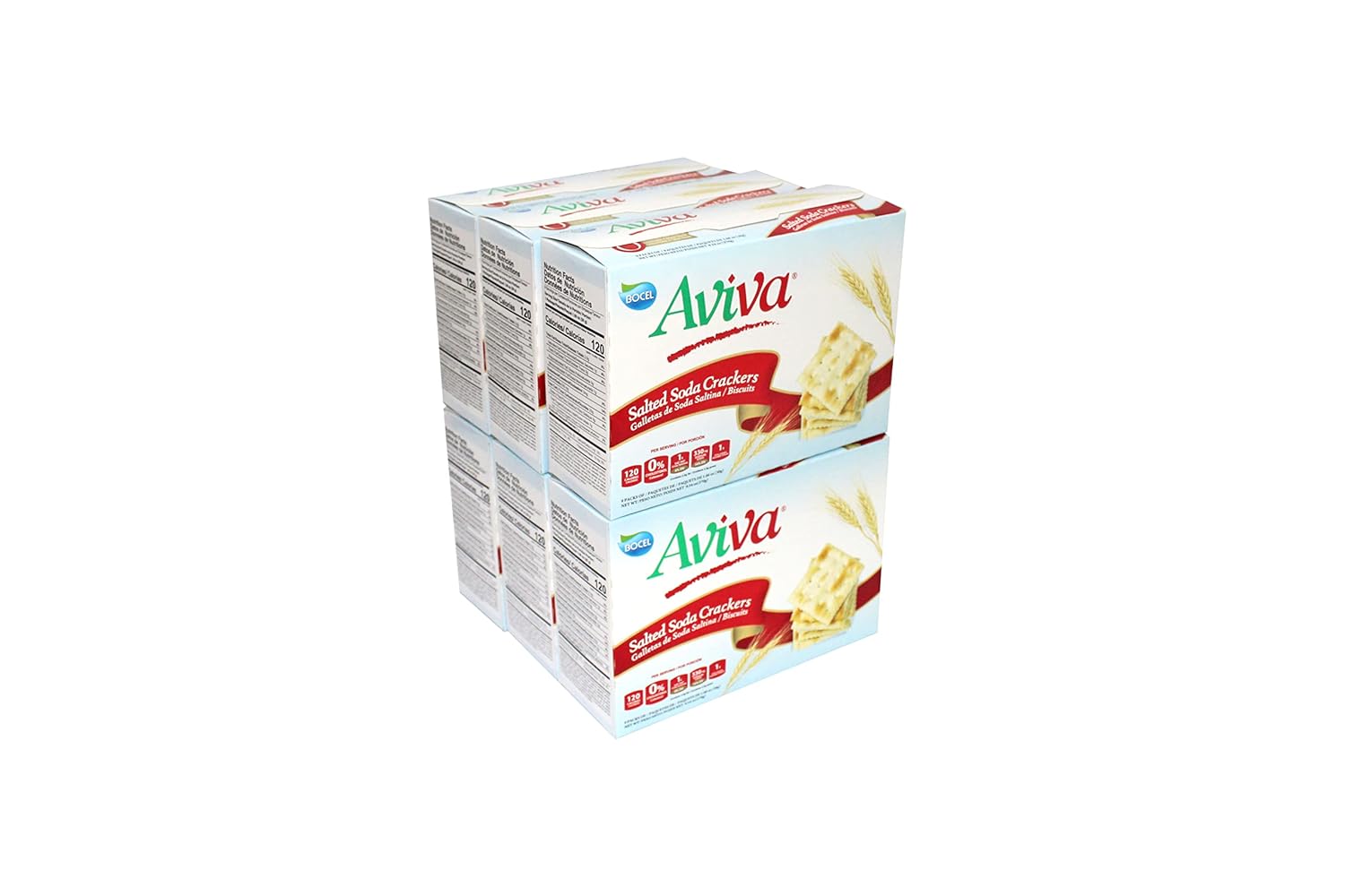 Amazon.com: AVIVA CRACKERS | INDIVIDUALLY WRAPPED FRESH | 6 PACK OF 9 ...