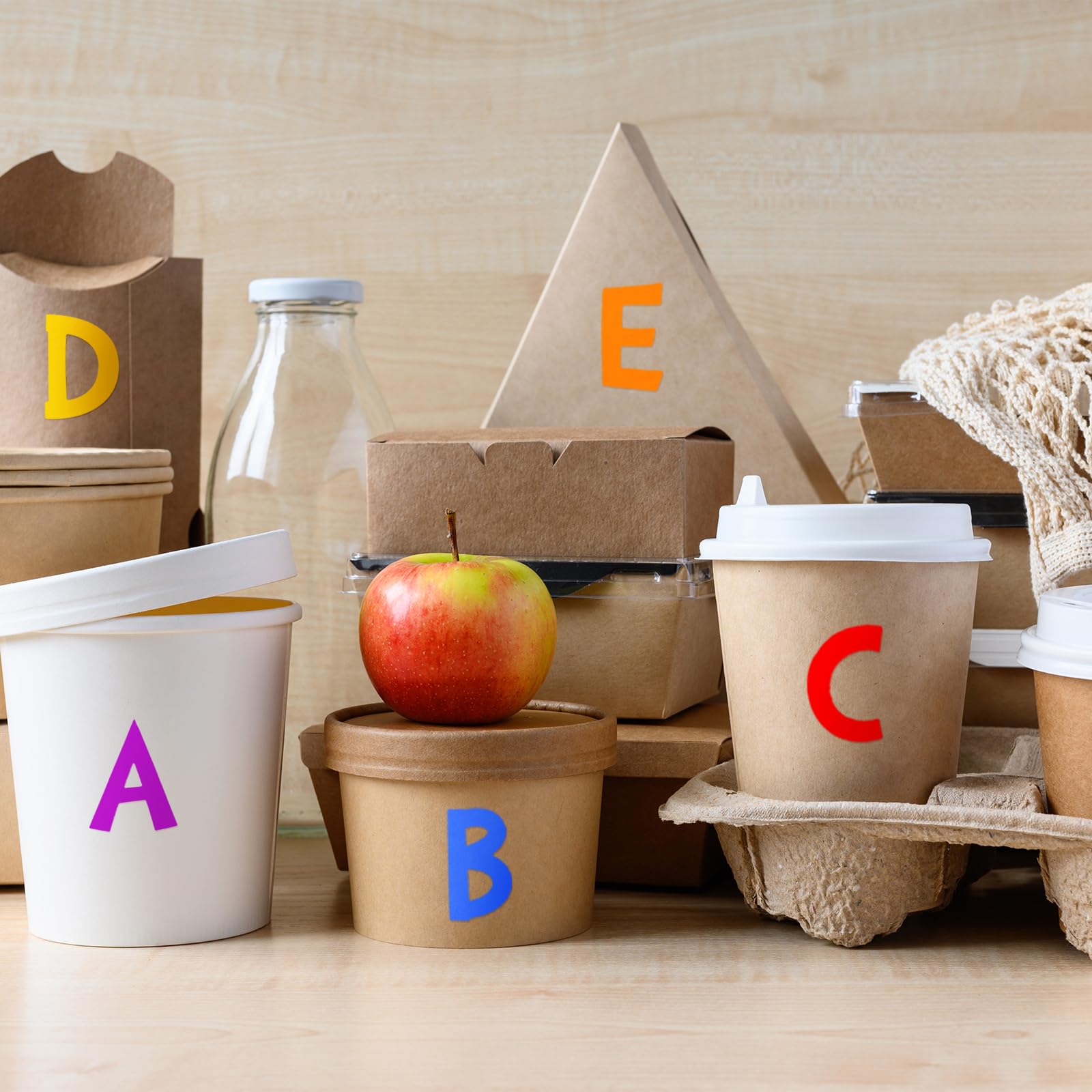 Snapklik.com : TaoBary 8 Sheets Letter Stickers Stick On Vinyl Letters ...