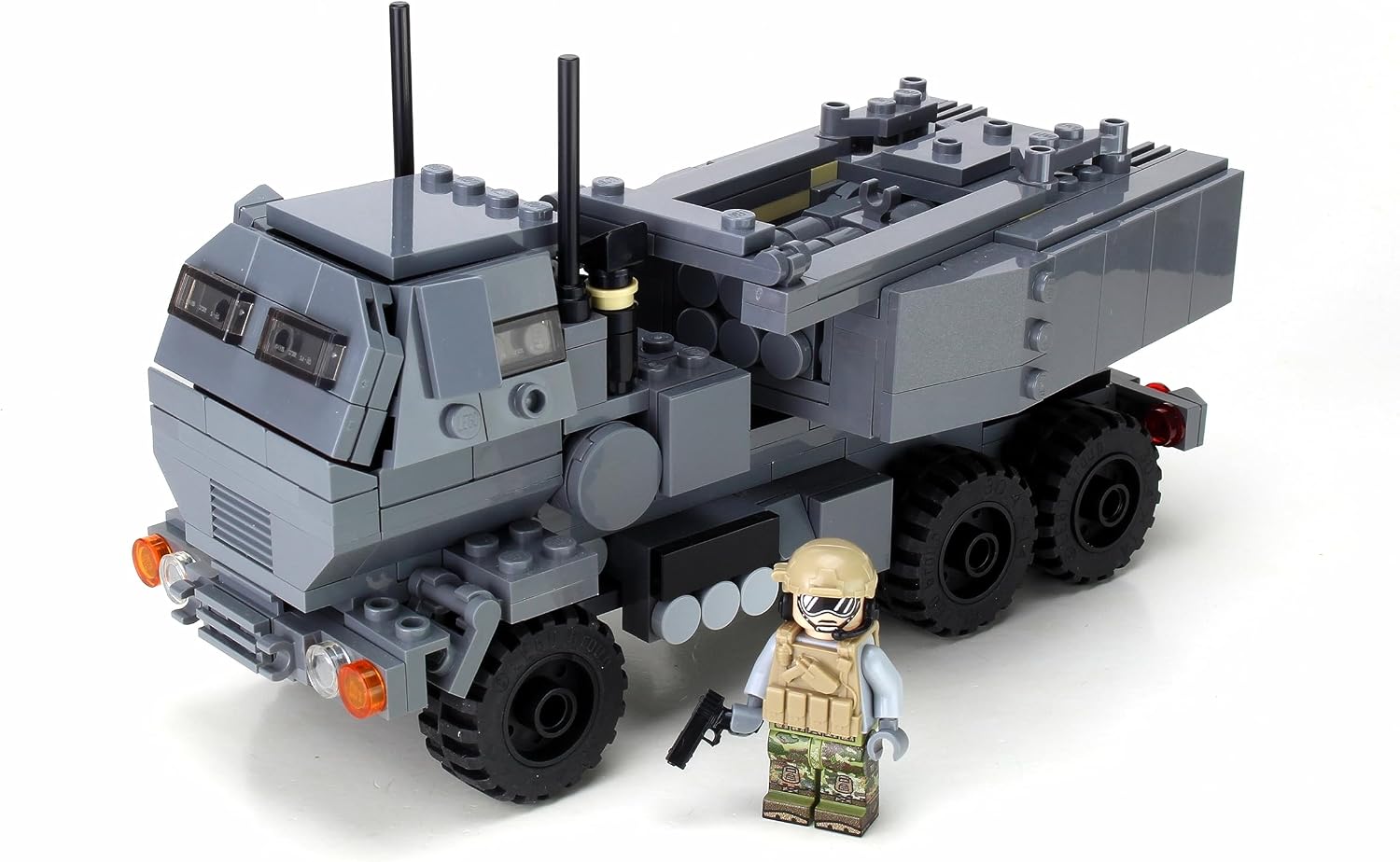 Amazon.com: Battle Brick Collectible Army Mobile Rocket Artillery Hand ...