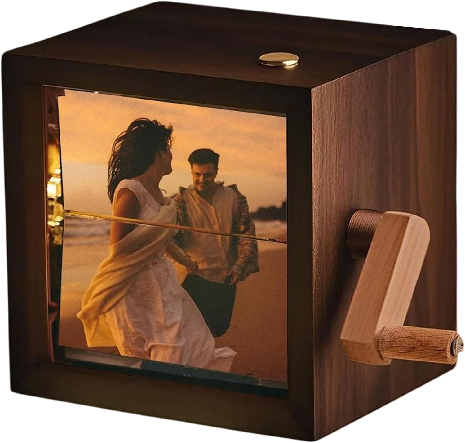 Amazon.com: Personalized Wooden Photo Flipbook Animation Box with Light ...