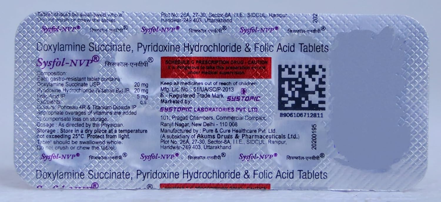Sysfol - NVP - Strip of 10 Tablets : Amazon.in: Health & Personal Care