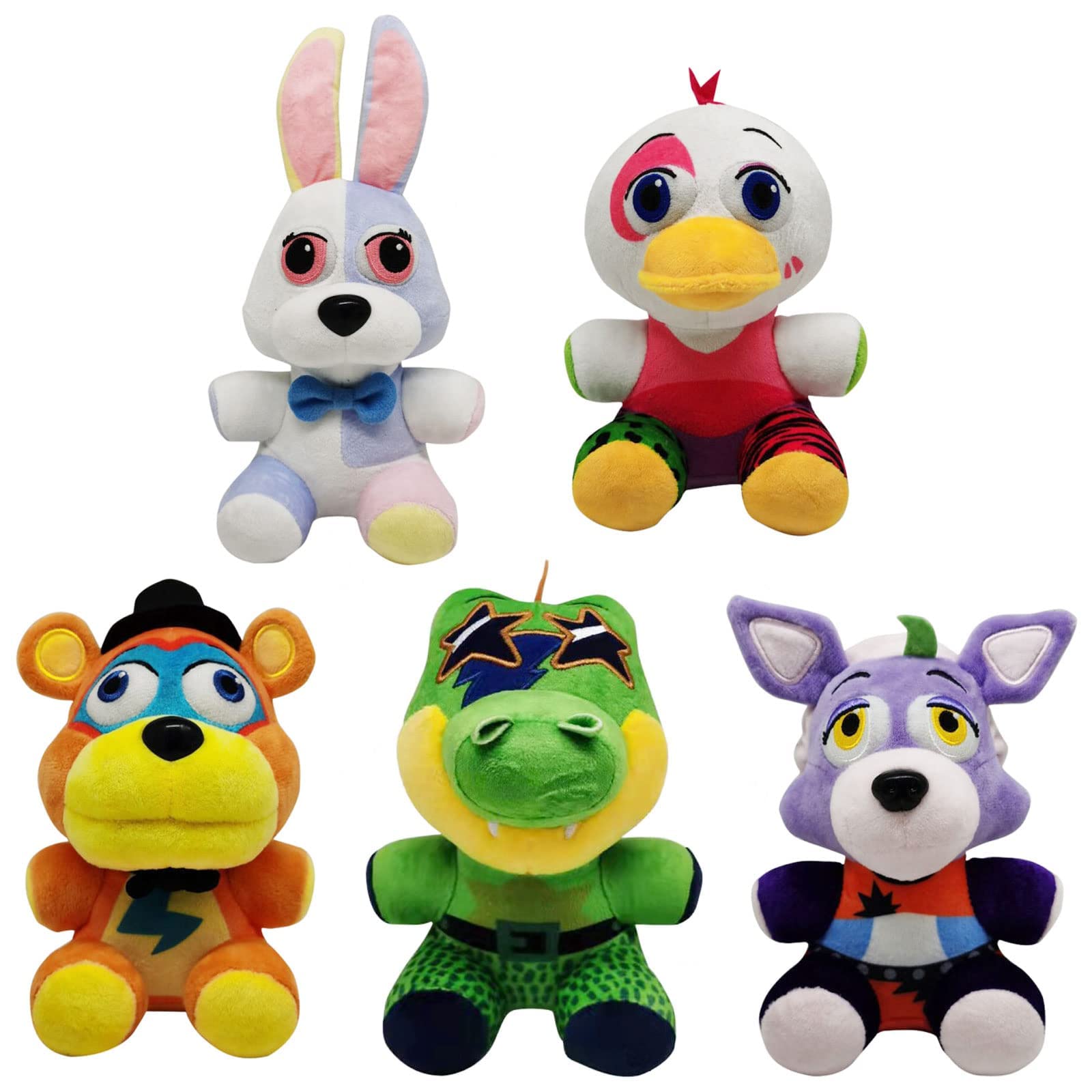 Buy 5pcs FNAF Security Breach Plush, Security Breach Plush Set Include ...