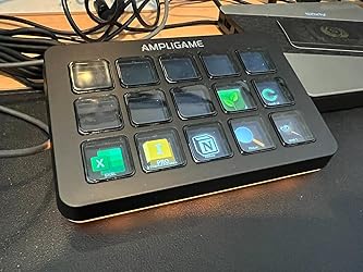 Amazon.com: Fifine AmpliGame Stream Controller with 15 Macro Keys, Streaming Keyboard with ...