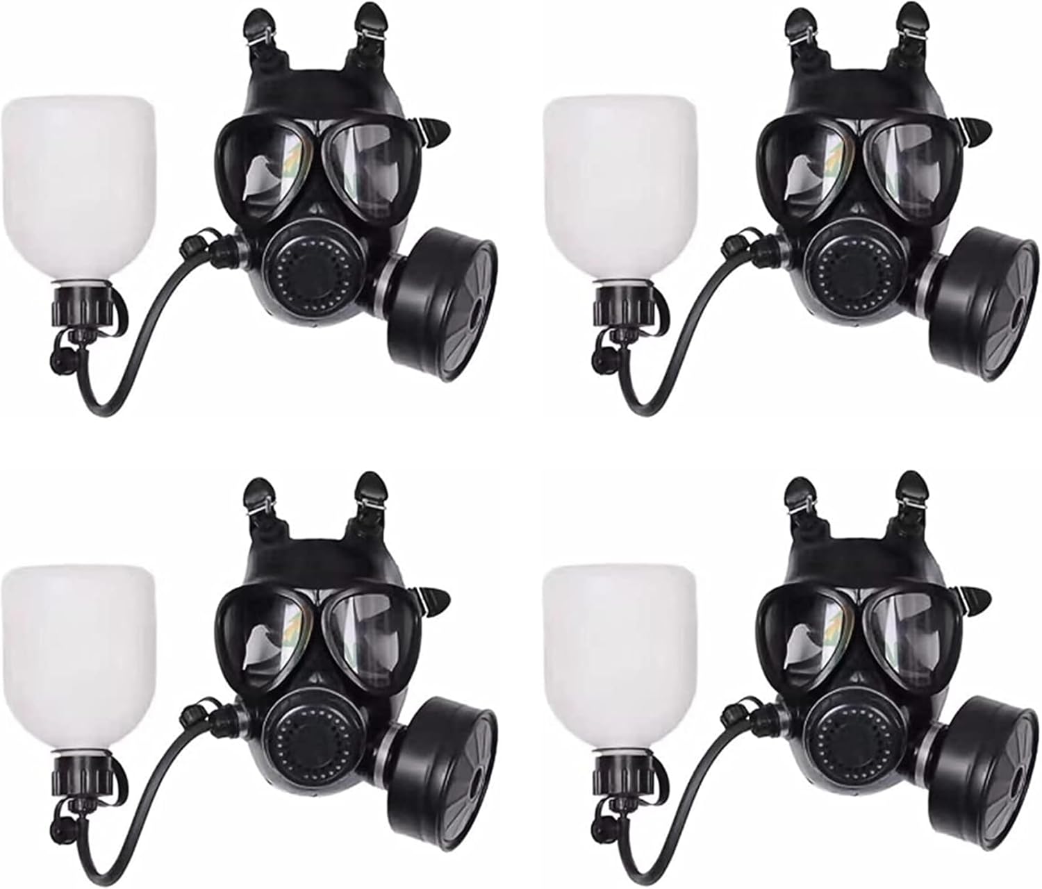 KYNG Gas Mask CBRN NBC Filter (4 Pack Combo) Tactical Respirator Mask ...