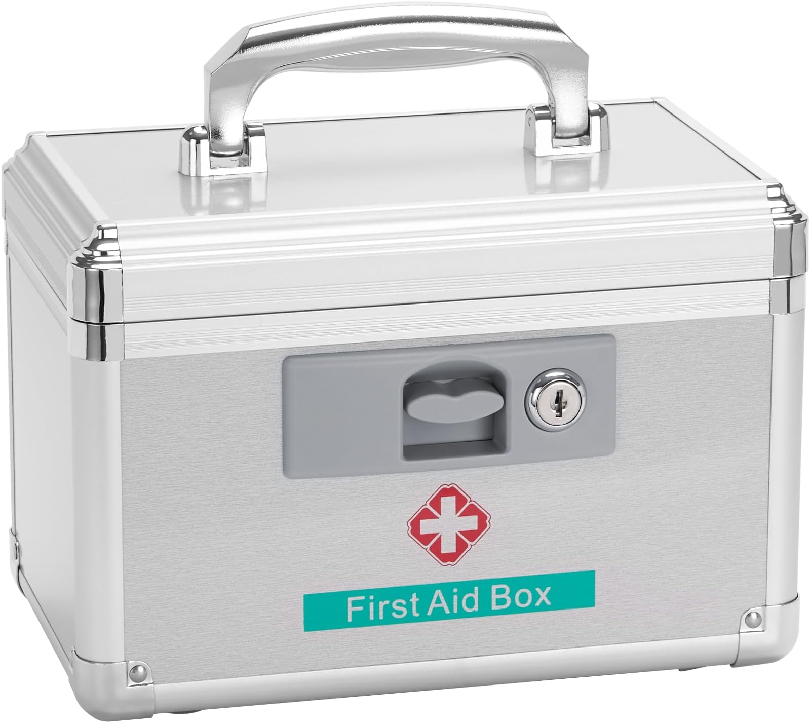 Amazon.com: FillTouch 2 Pcs Locking Key Medicine Box 9.96 x 6.02 x 6.69 ...