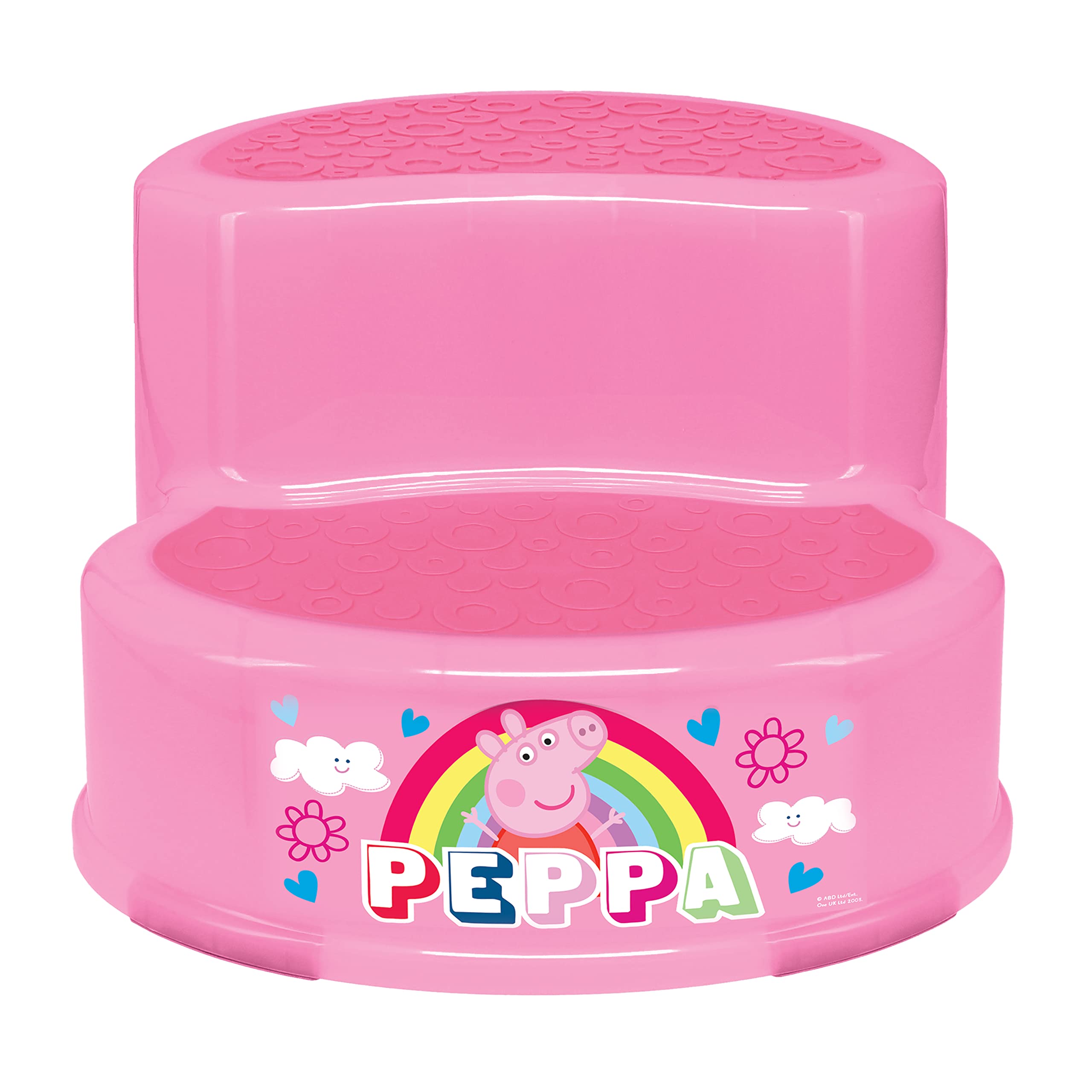 Ginsey Peppa Pig 2 Tier Step Stool, Pink