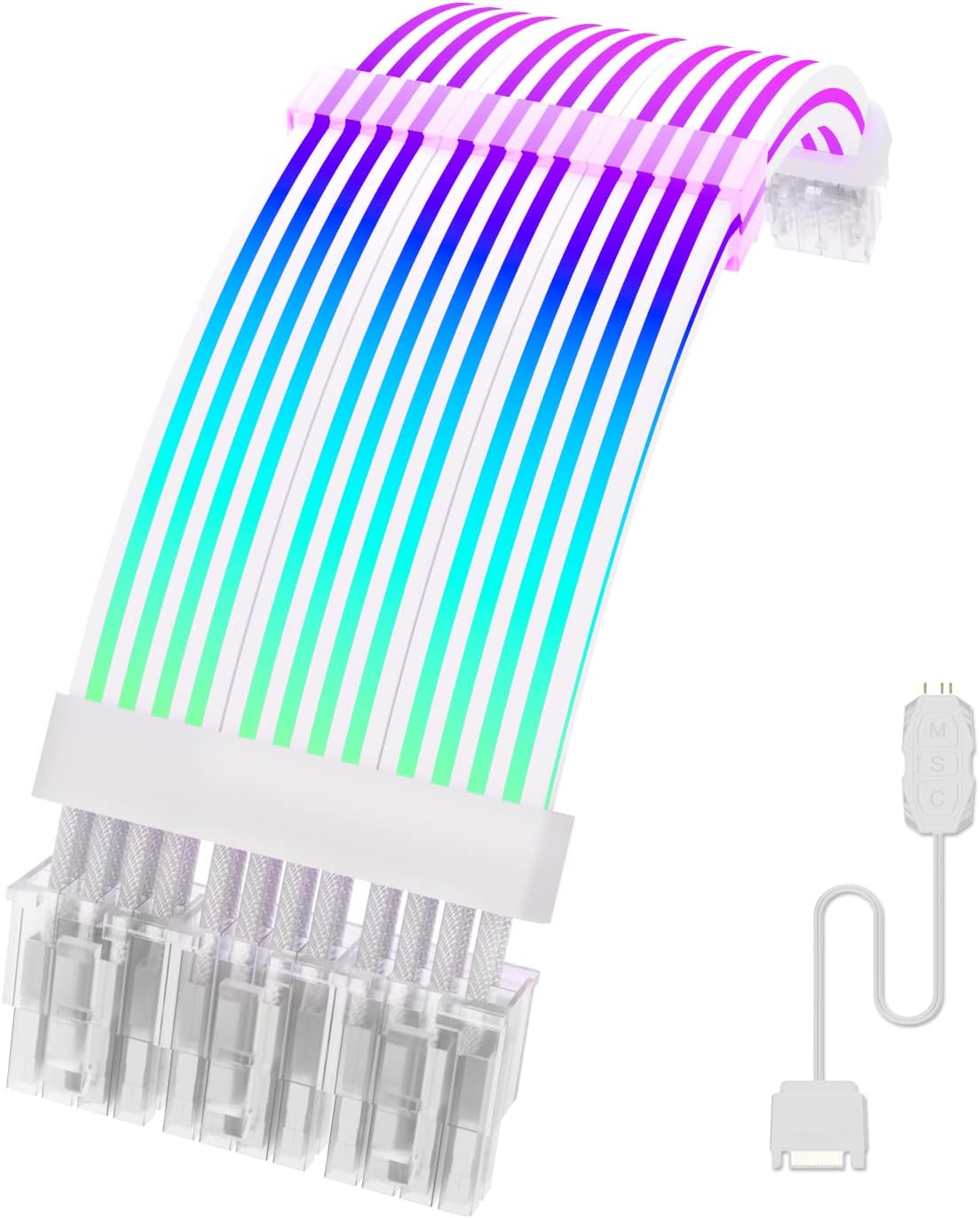 Amazon.com: Sirlyr RGB 8 Pin PCIE Cable,3 x 8Pin (6+2) RGB GPU PSU ...