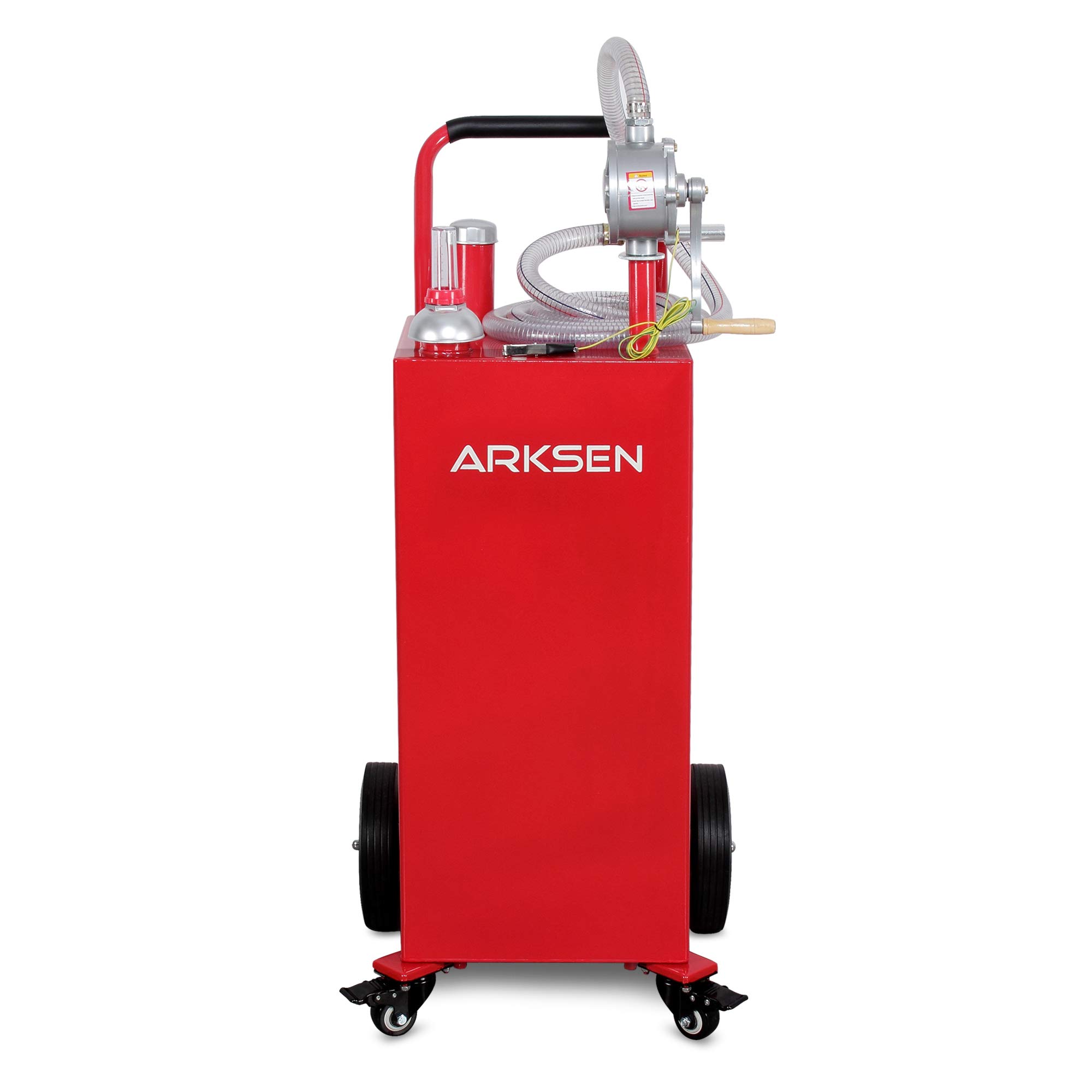 Buy ARKSEN 30 Gallon Portable Gas Caddy Fuel Storage Tank Large ...