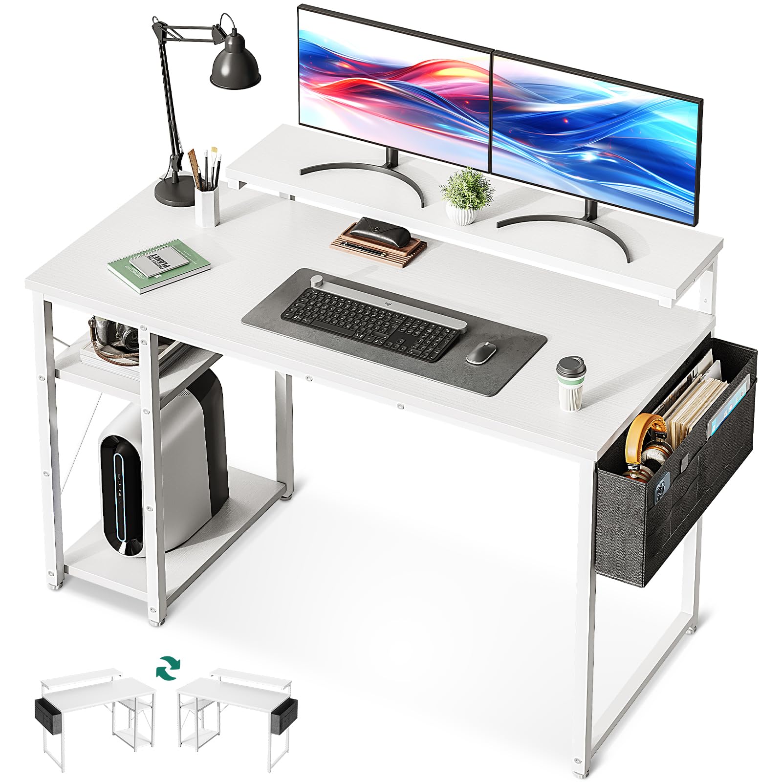 Snapklik.com : KKL 48 Inch Small Computer Desk