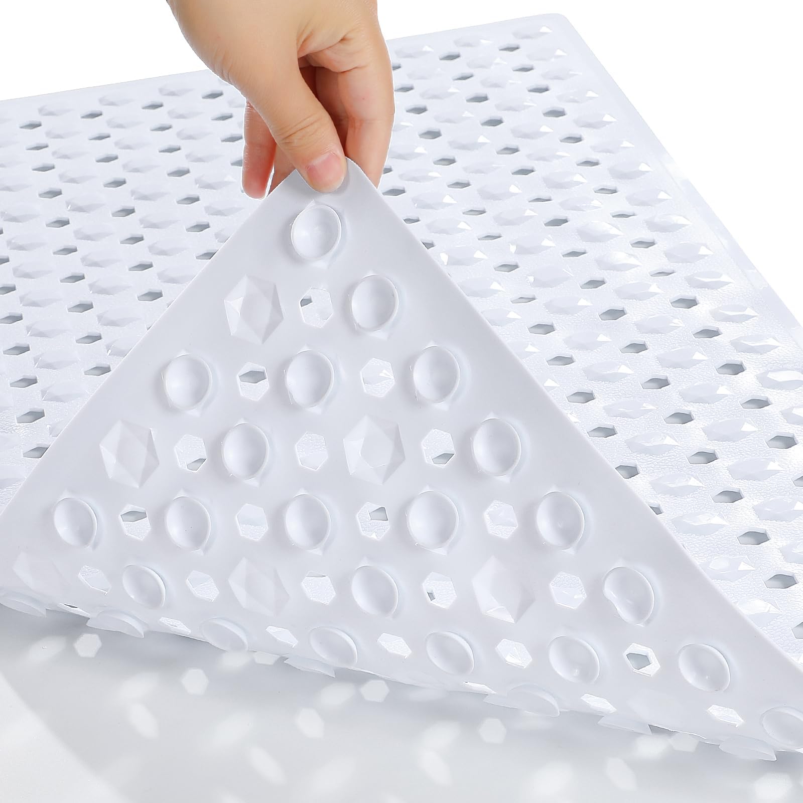 Amazon.com: Yimobra Bathtub Shower Mat, Long Non Slip Bath Mats for Tub ...