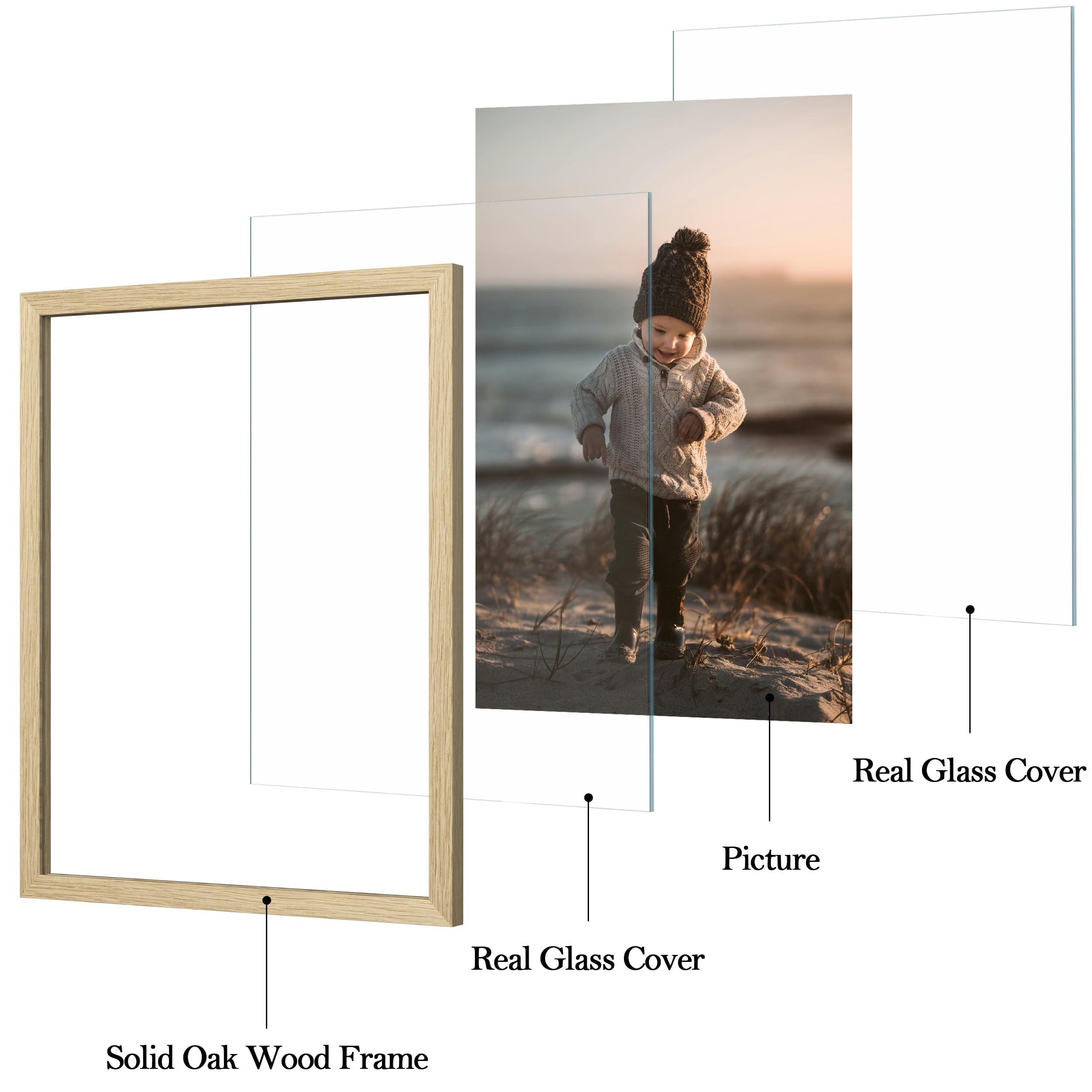 Floating Picture Frame 11x14