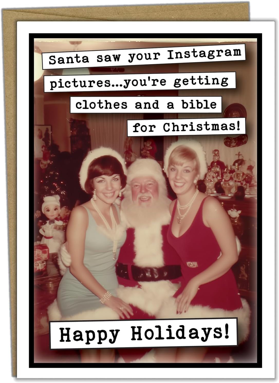 Amazon.com: Katie Doodle - Funny Inappropriate Christmas Card for ...