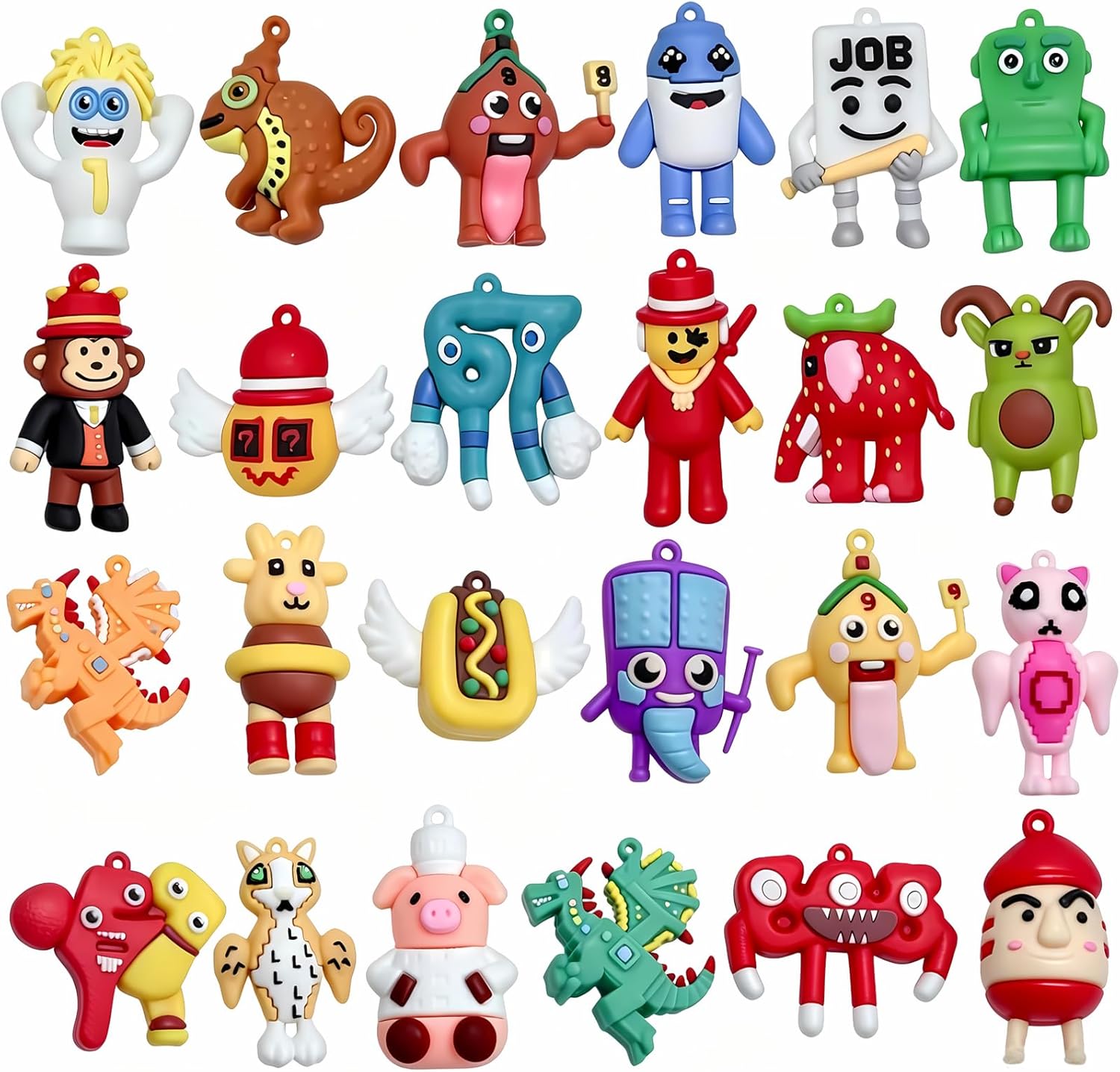 Amazon.com: 24PCS Steal a Brainrot Figure Set – Italian Brainrot ...