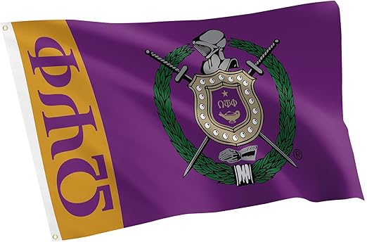 Amazon.com : Desert Cactus Omega Psi Phi Flag OPPF Fraternity Greek ...